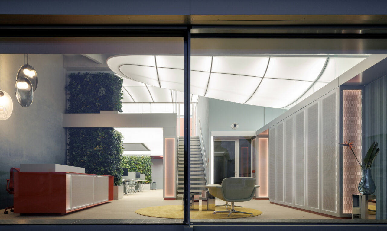 Whale Wing: poesía espacial en oficinas contemporáneas